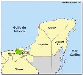 Pantanos de Centla: UBICACIÓN